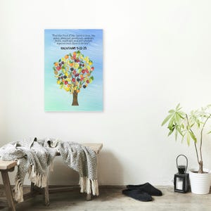 Fruit of the Spirit Wall Art Scriptural Bible Art Christianity Verse ...