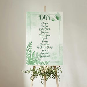 I Am a Child of God Art Identity in Christ Printable Christian Artful ...