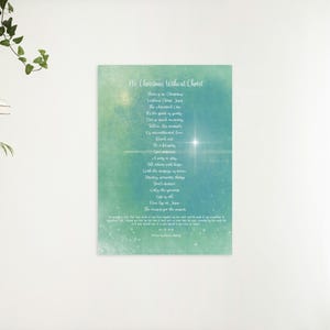 No Christmas Without Christ Cozy Christmas Wall Art Printful Artful ...