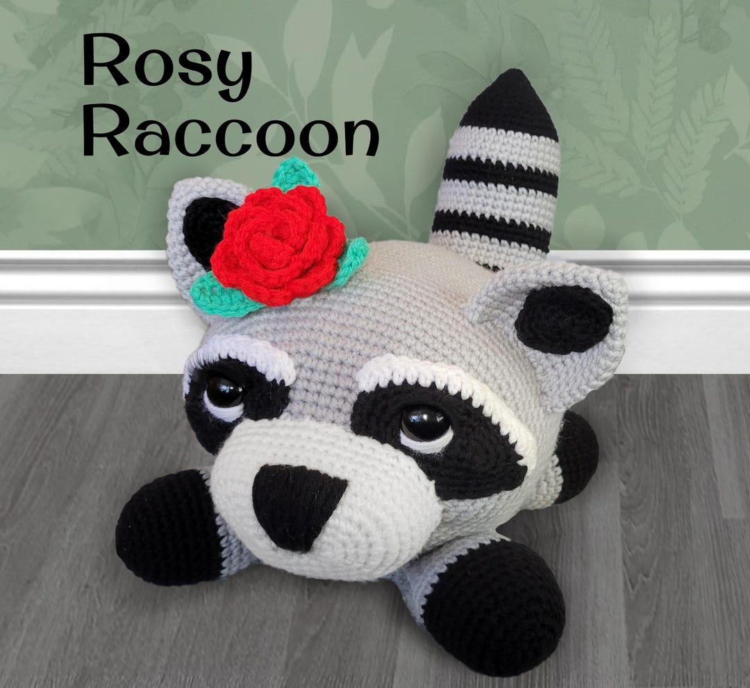 Crochet Raccoon Pattern - Amigurumi - Raccoon Toy - Stuffed Animal ...