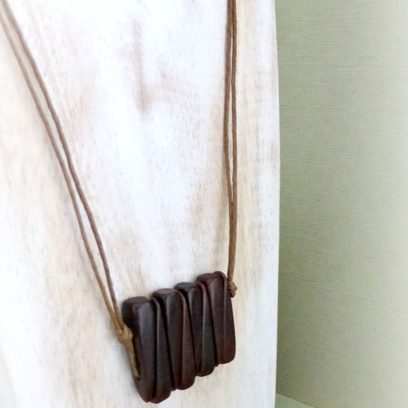 Brown Necklace - Etsy