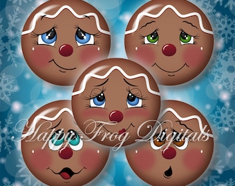 Gingerbread face | Etsy