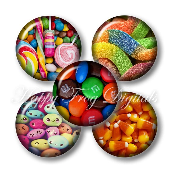 Sweets 1.5 1 30 Mm 25 Mm Circles Digital | Etsy
