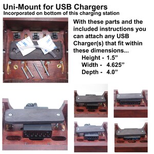 Handmade Charging Station X-large Tablet Horde Plus Honey Maple Finish ...