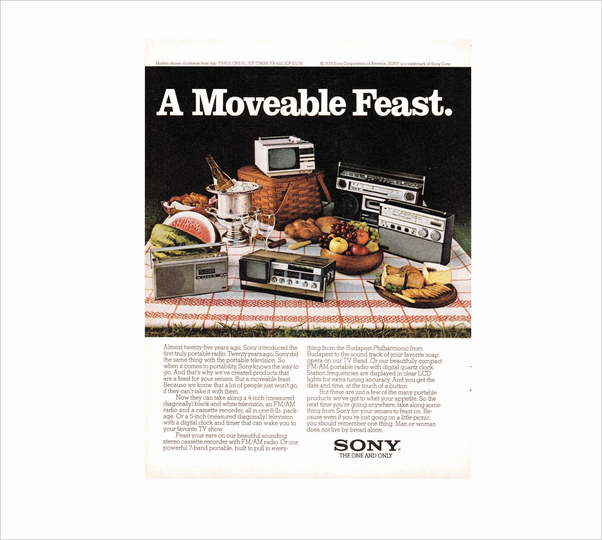 Sony Portable Tv Radio
