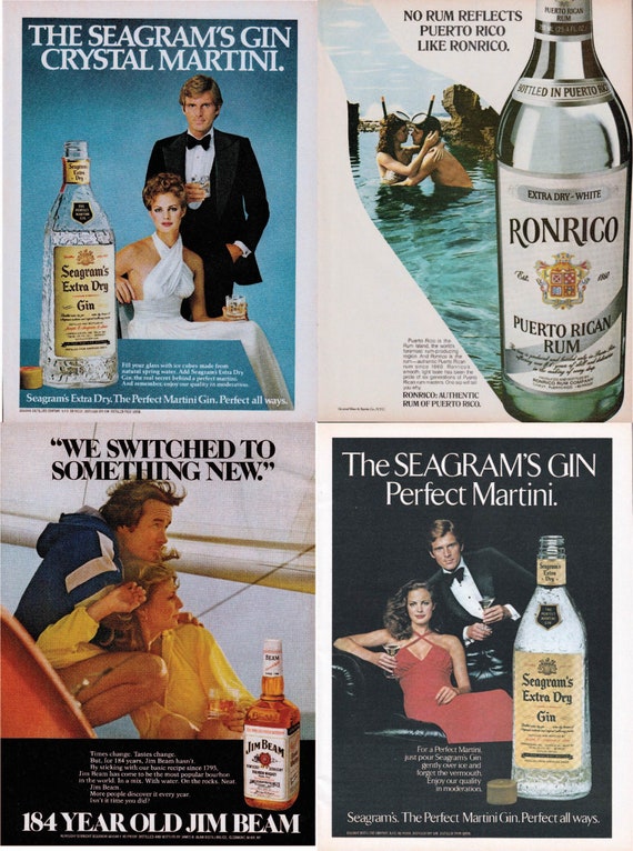 1970s Liquor Ads