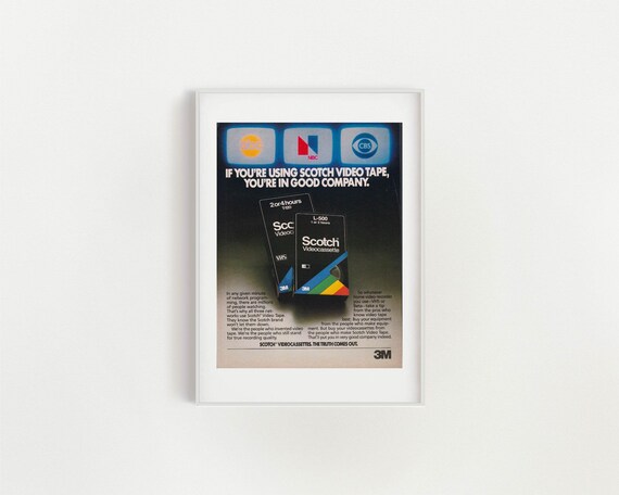 Art & Collectibles Advertisements Gift for 80s Lover 1970s/80s Decor 8X10 Vintage Print ...