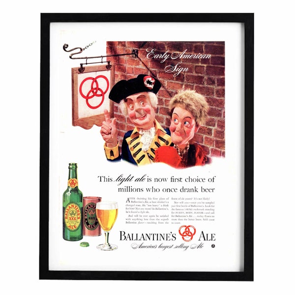 Ballantine Beer - Etsy