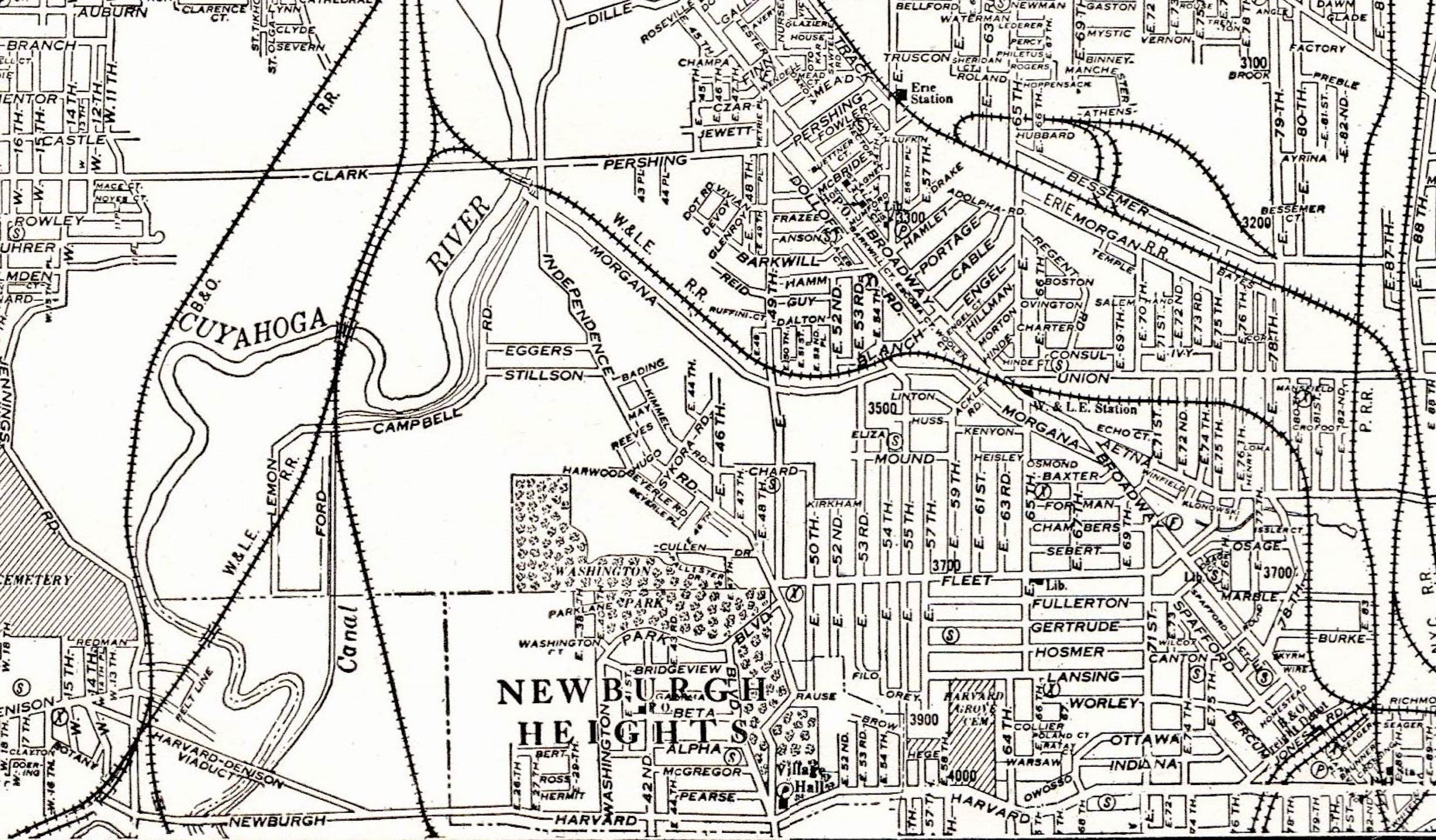 Cleveland City Map Streets