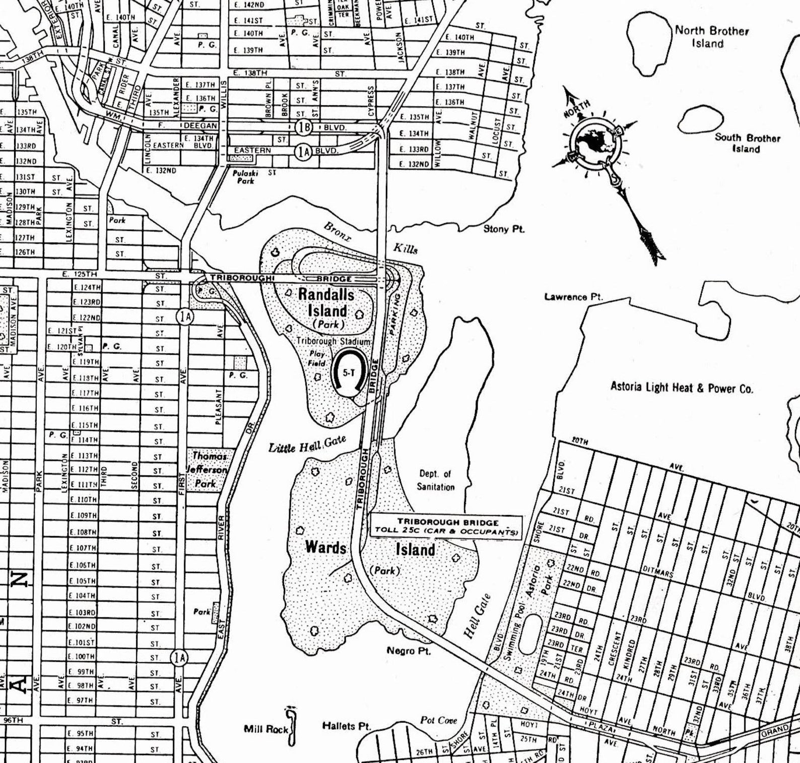 1940s MANHATTAN Street Map 11x14 Vintage NYC Map New York - Etsy