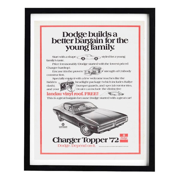 Muscle Car Ad - Etsy