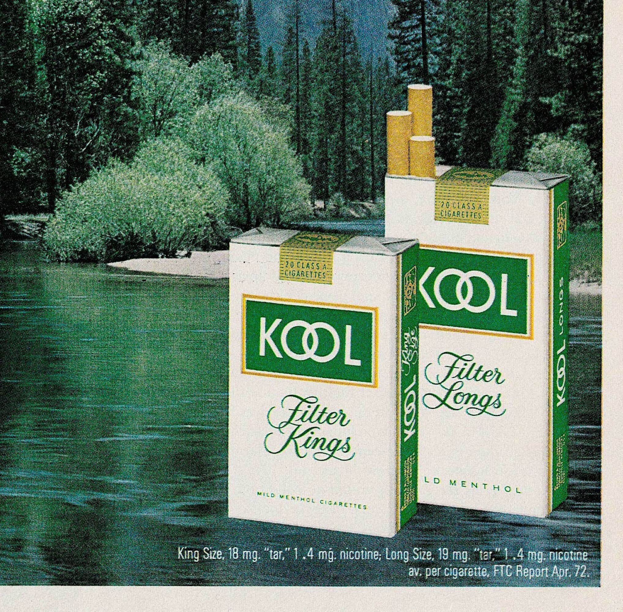 Kool Cigarettes Pack