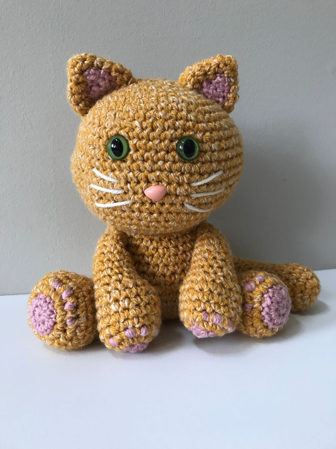 Cuddly Cat Crochet PDF Pattern, English Instructions - Etsy