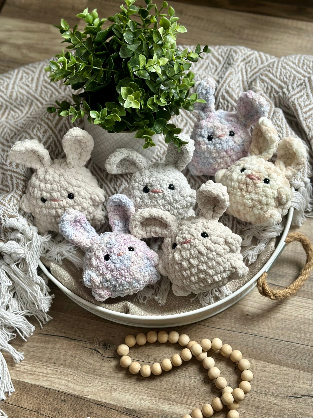 Crochet Bunny Easter Bunny Crochet Toy Small Stuffie - Etsy