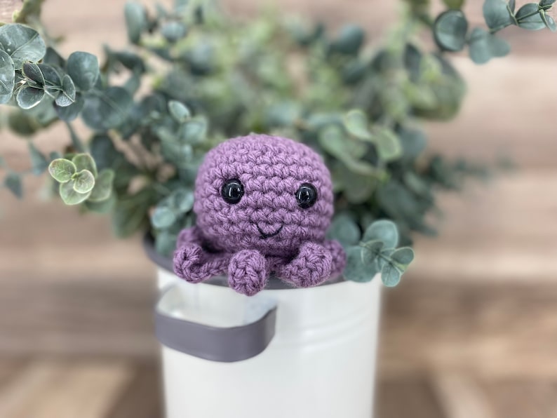 Mini Octopus Crochet Pattern PDF Pocket Octo - Etsy