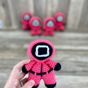 Squid Game Guard PDF Crochet Pattern English Instructions Small Crochet ...