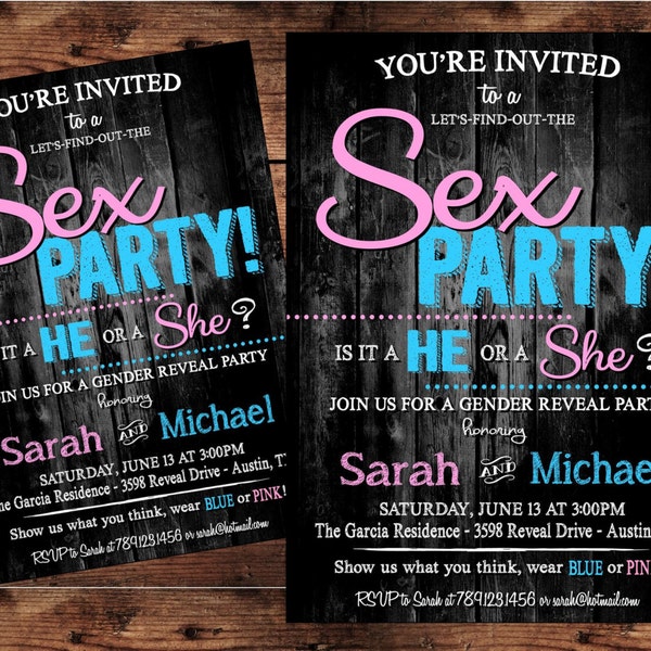 Sex Invitations Etsy
