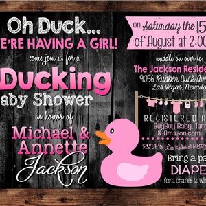 The Original Ducking Baby Shower - Oh DUCK We're Having a Baby! - Funny ...