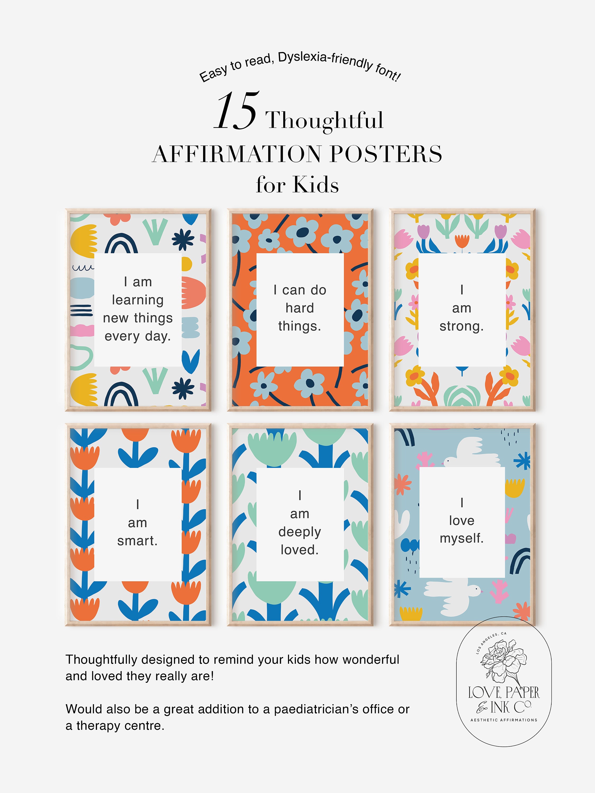 15 Amazing Affirmation Posters for Kids / Digital Printable Kids Room ...