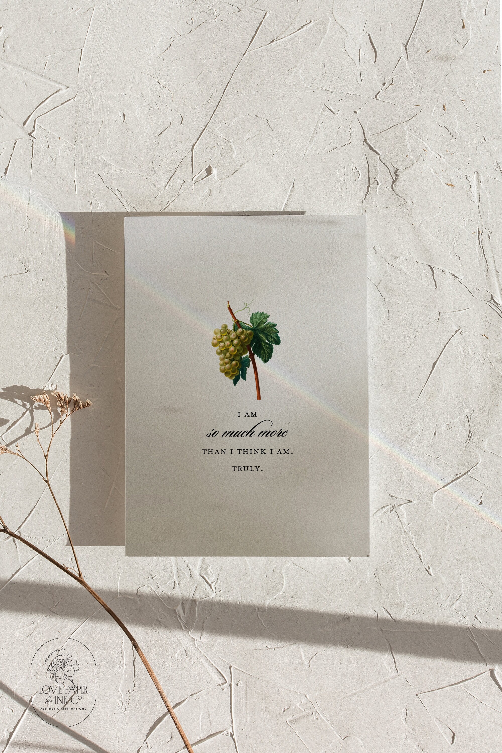 Vintage Botanical Affirmation Art Aesthetic Posters Daily Affirmation ...