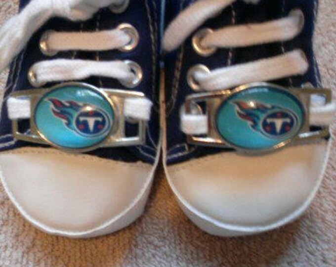 Tennesse Titans Football Blue Baby Sneaker Tennis Shoes 6-9 Months Size ...