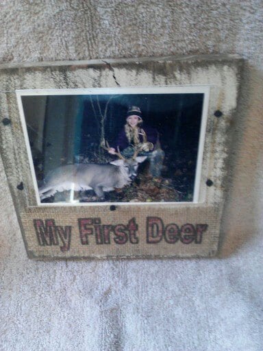 My First Deer Frame Hunting Hunter Outdoors Rustic Wood and | Etsy