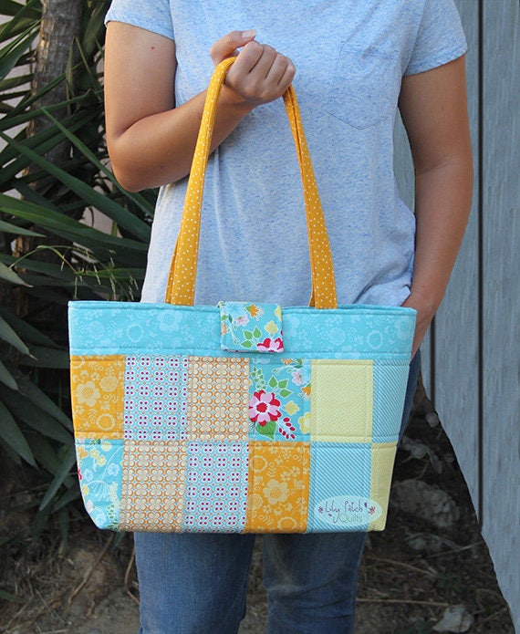 Roundabout Tote Pdf Bag Pattern, Bag Pattern, Pdf Pattern, Sewing ...