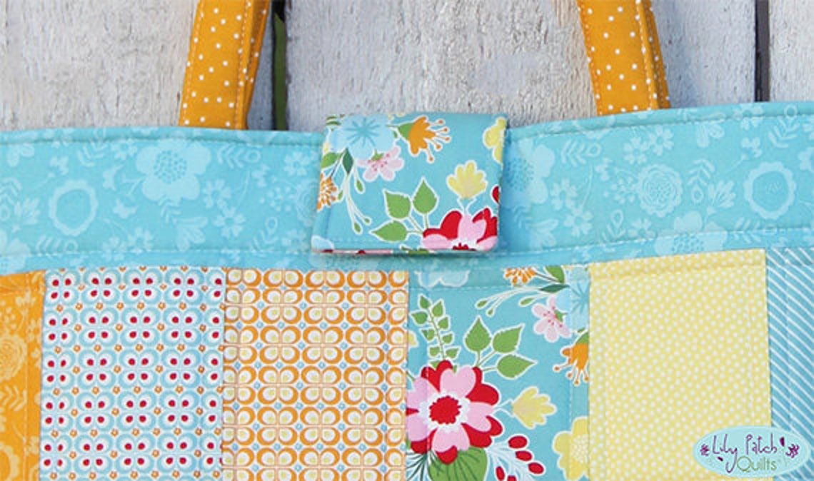 Roundabout Tote Pdf Bag Pattern, Bag Pattern, Pdf Pattern, Sewing ...