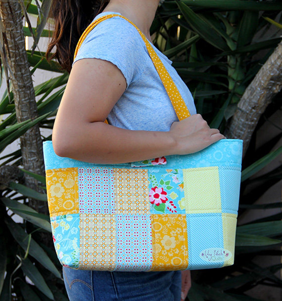 Roundabout Tote Pdf Bag Pattern, Bag Pattern, Pdf Pattern, Sewing ...