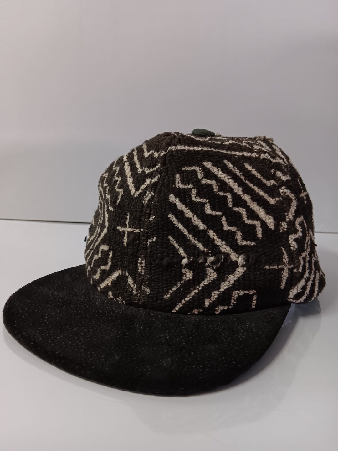 African Mud Cloth Cap, mud Cloth Lovers. Patchwork Mud Cloth Pieces ...