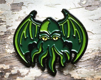 Cute-thulhu Enamel Pin Hard Enamel Pin Cloisonné Cthulhu Lapel Pin ...