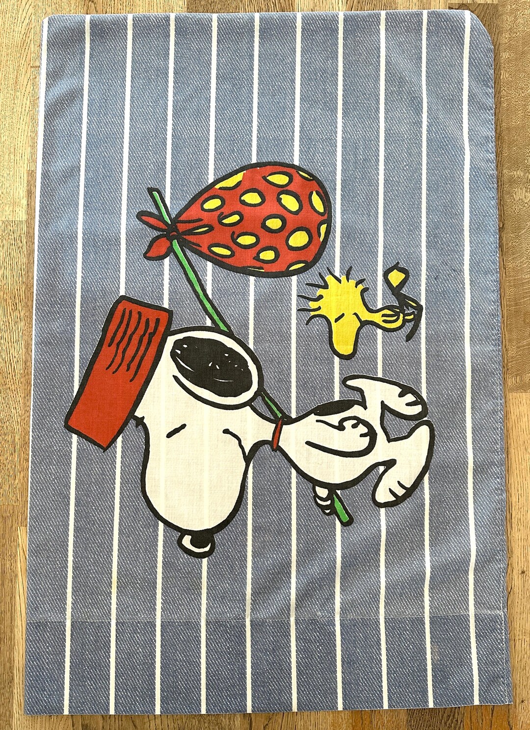 CUTE VINTAGE PEANUTS Snoopy & Woodstock Pillowcase - Etsy