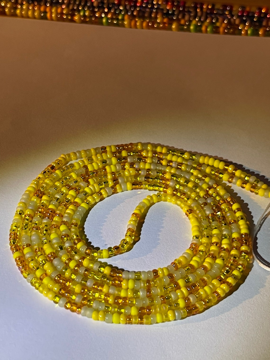 Yellowstone 2 Strand, Tie on Waist Jewelry, Body Jewelry, African ...