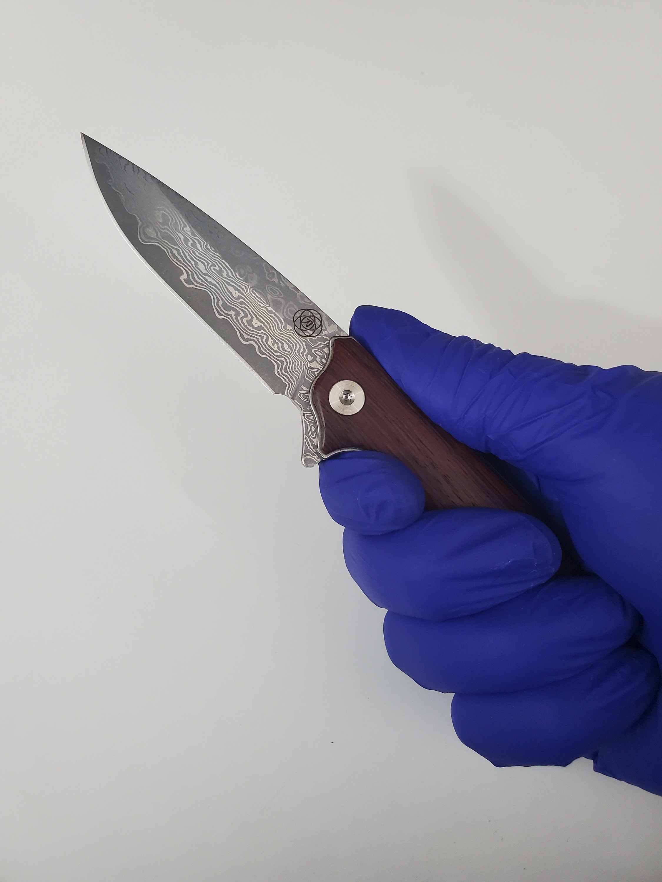 Damascus Pocket Knife VG10 San Mai Folding Knife SS Bearings | Etsy