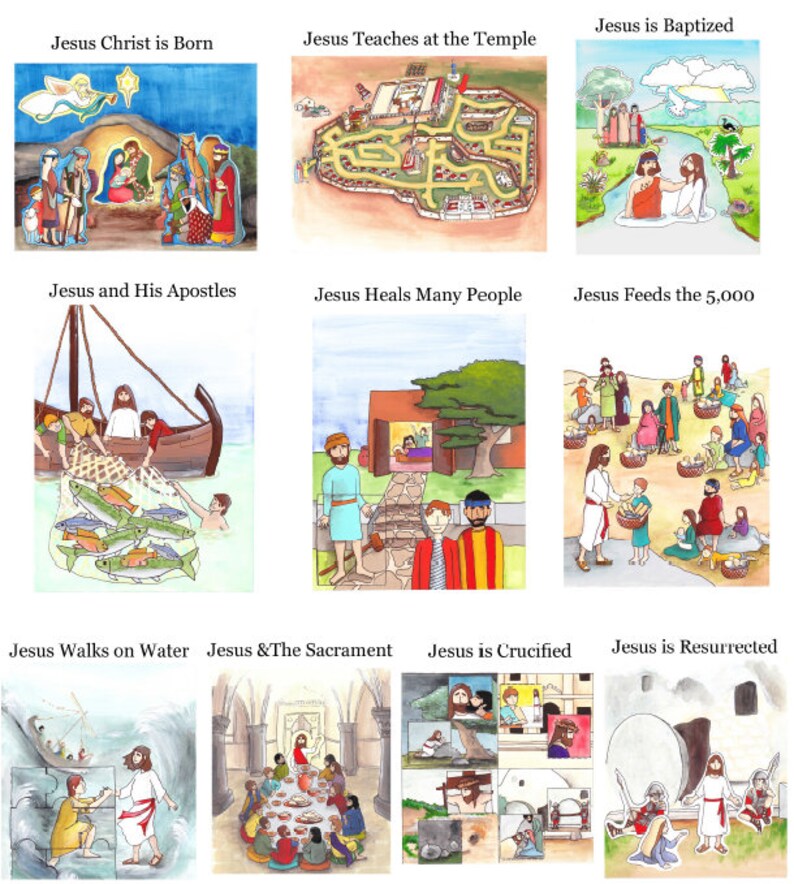 My Interactive New Testament Stories PDF - Etsy