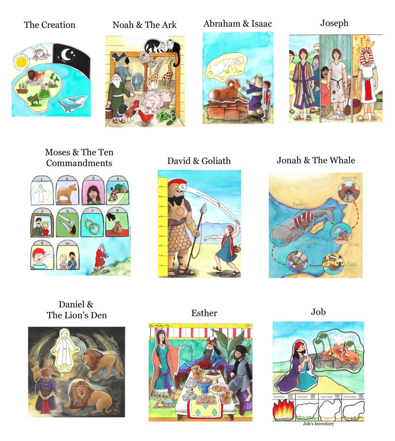 My Interactive Old Testament Stories PDF - Etsy