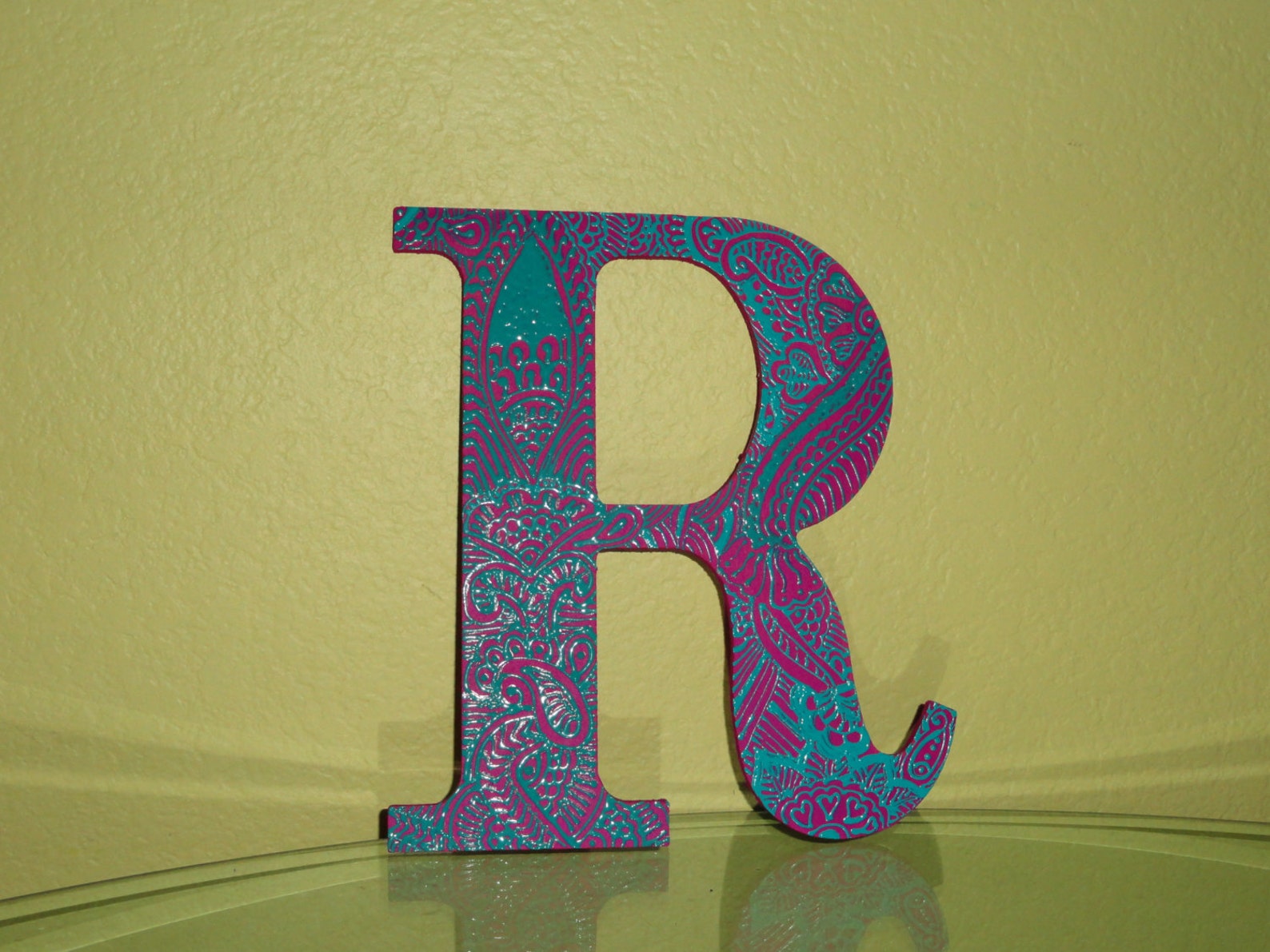 Henna Letter - Etsy