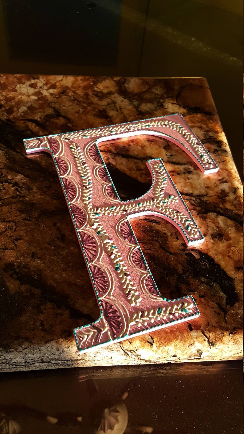 Henna Letter - Etsy