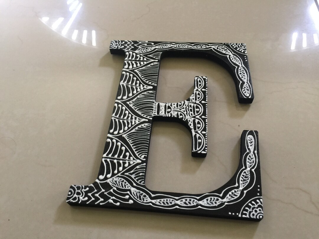 Henna Letter - Etsy