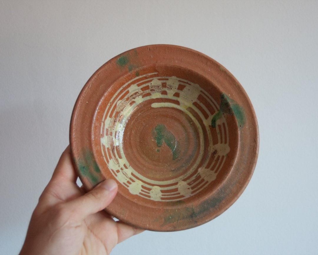 Ceramic Plate, Bulgarian Troyan Pottery, Antique Dish, Home Decor ...