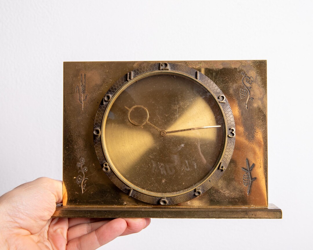 8 Day 6 Rubis Mantel Clock, Vintage Desk Clock - Etsy