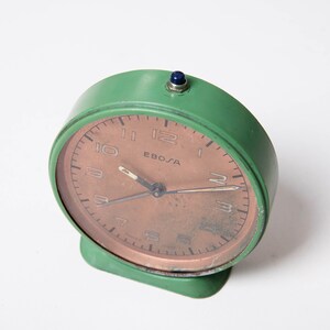 Swiss Made Alarm Clock, Large Swiss Alarm Clock, Ebosa Green Clock ...