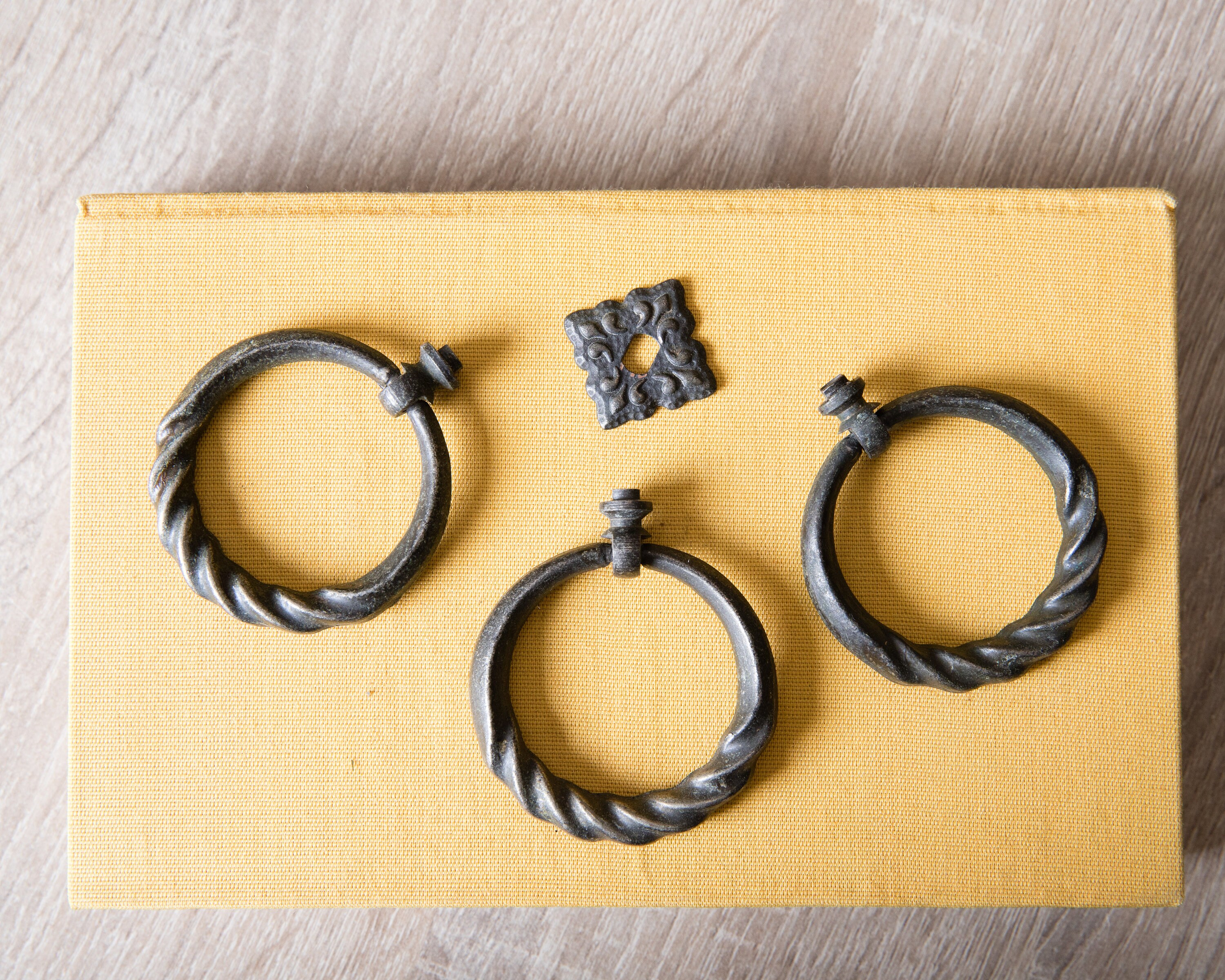 Metal Drawer Handles Circle Handles Vintage Drawer Pulls | Etsy