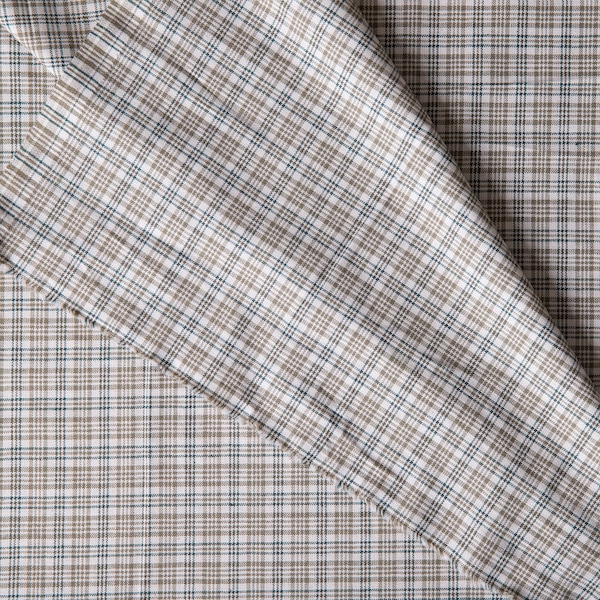 Plaid Cotton Fabric - Etsy