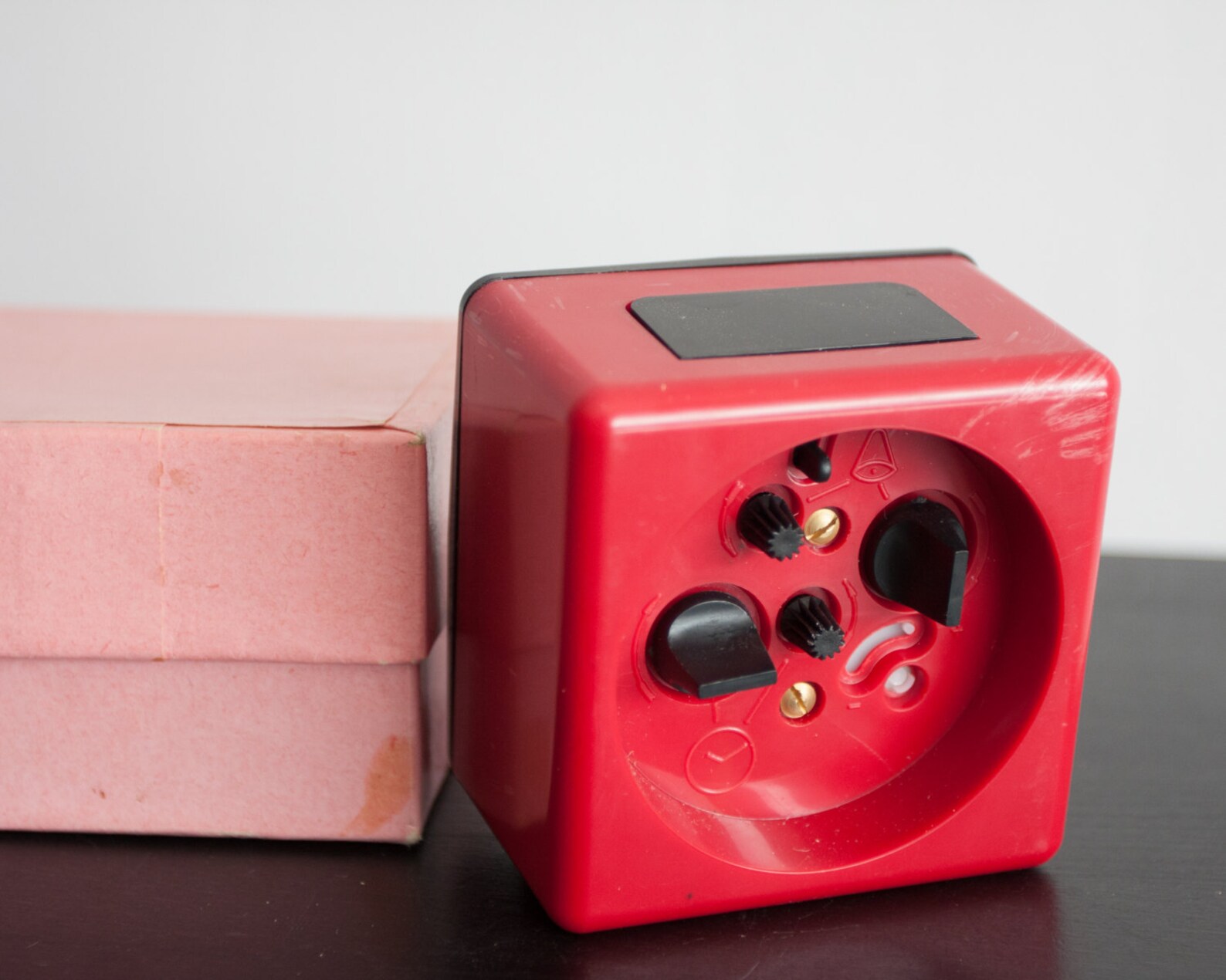 Square Alarm Clock Vintage Soviet Clock Russian Desk Clock | Etsy