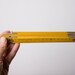Vintage Wooden Folding Ruler 1 Meter, Orange Meter Ruler, Vintage Tool ...