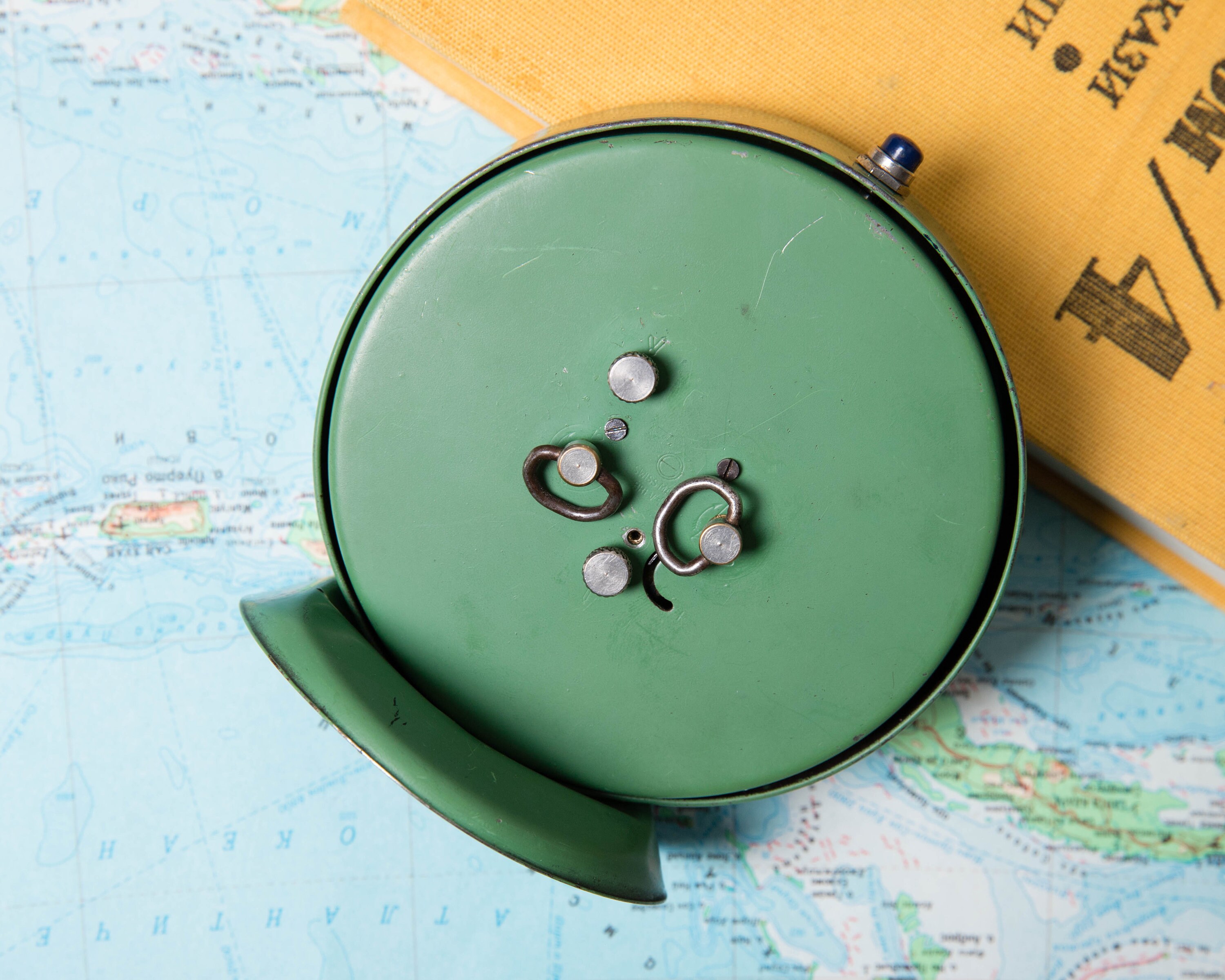 Swiss Made Alarm Clock Large Swiss Alarm Clock Ebosa Green | Etsy