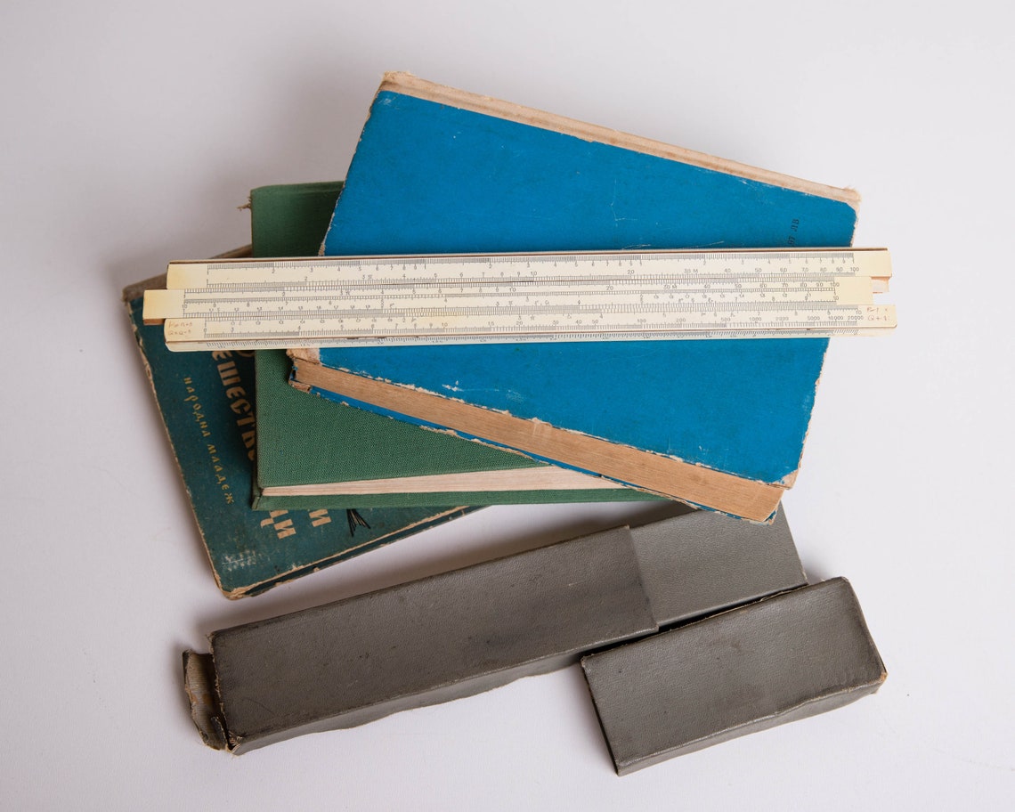 Russian Slide Ruler Soviet Logarithmic Ruler Calculator | Etsy