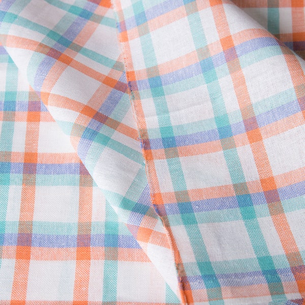Pink Plaid Fabric - Etsy