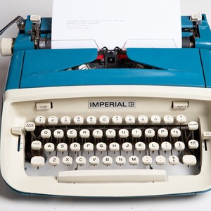 Imperial Safari Typewriter, Made in Portugal, QWERTY Keyboard, 1960s ...